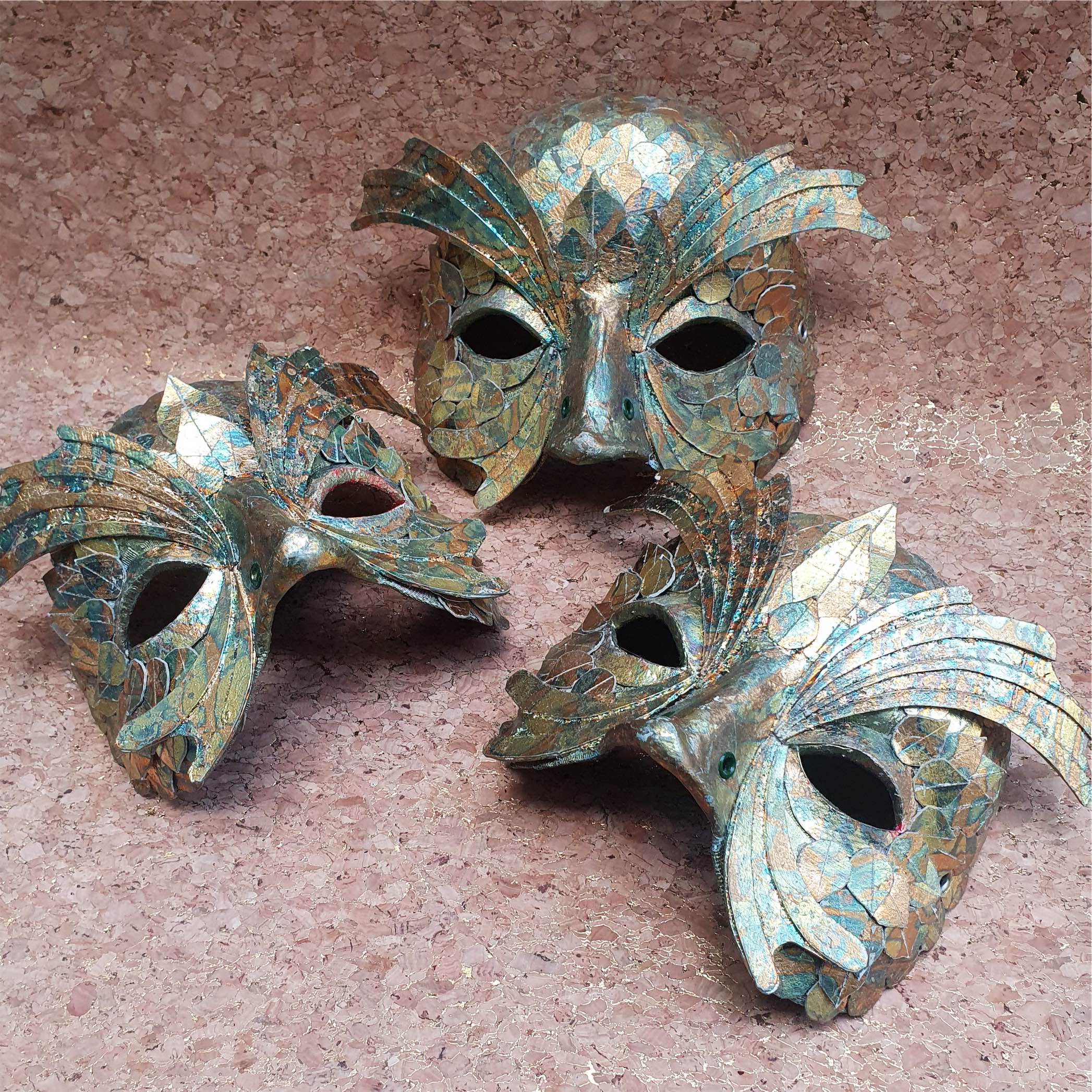 Our hand made fine quality leather and papier mache masks in the ...